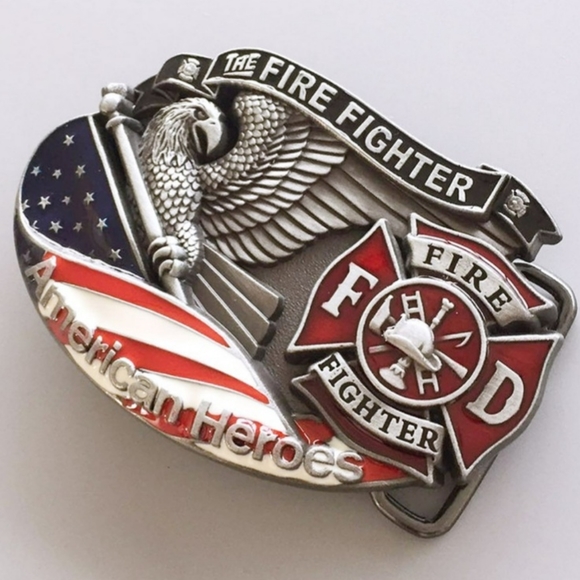 Accessories | New Fire Fighter Fire Truck Fire Department Belt Buckle ...